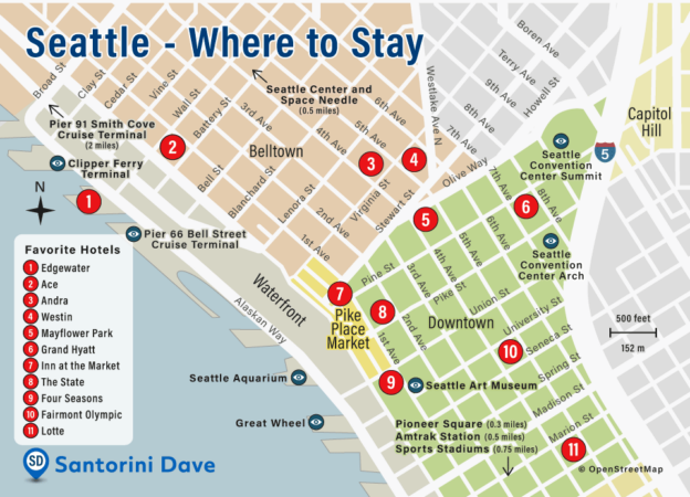 Where to Stay in Seattle - My favorite areas & hotels